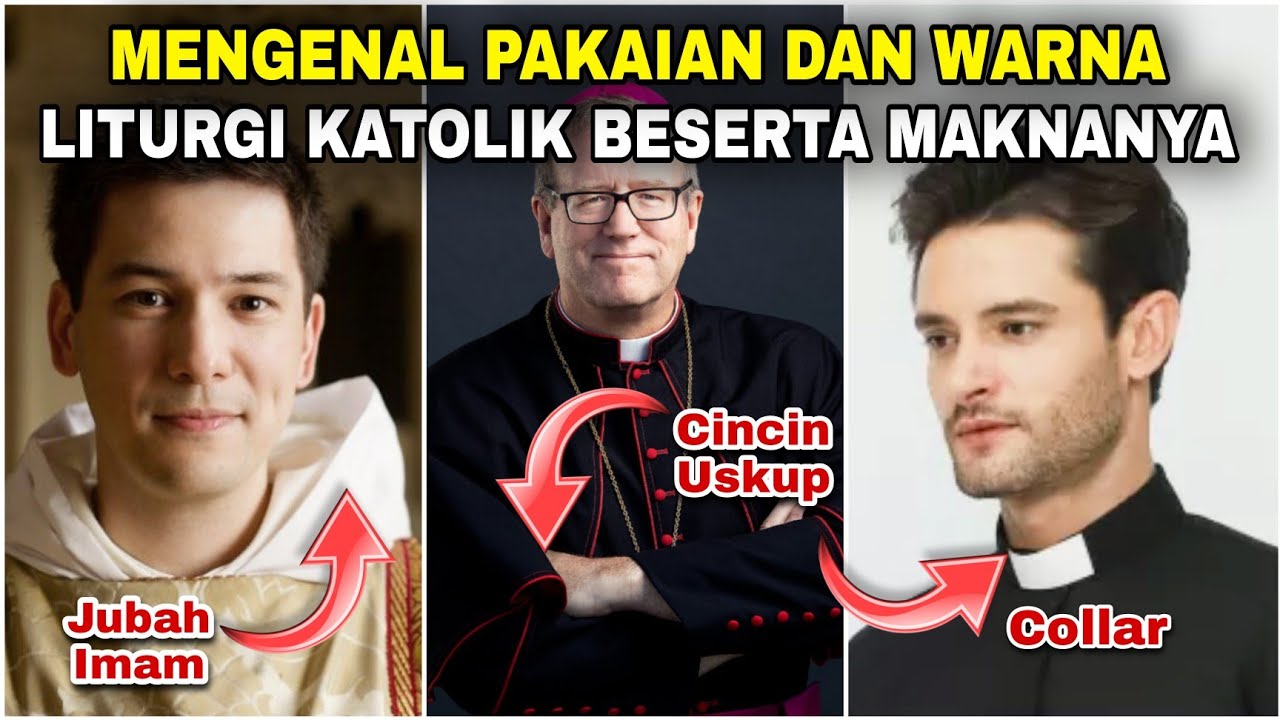 Mengenal 3 Jenis Pakaian & 7 Warna Liturgi dalam Gereja Katolik beserta ...