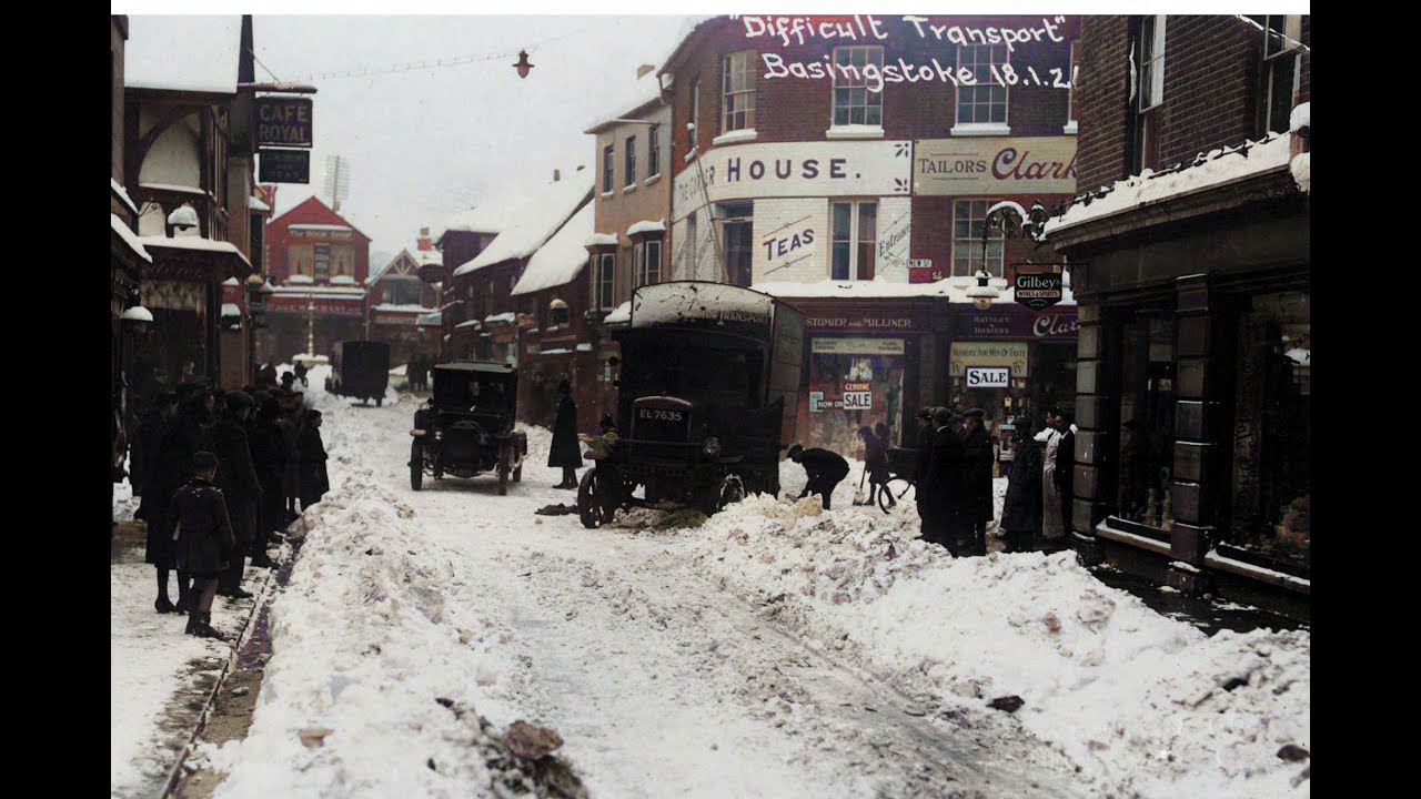1926 - Snow Covered Basingstoke - Images of the Town - YouTube
