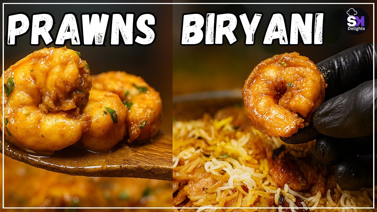 🍤Restaurant Style Prawns Biryani 🍤| Easy Step by Step Recipe - YouTube
