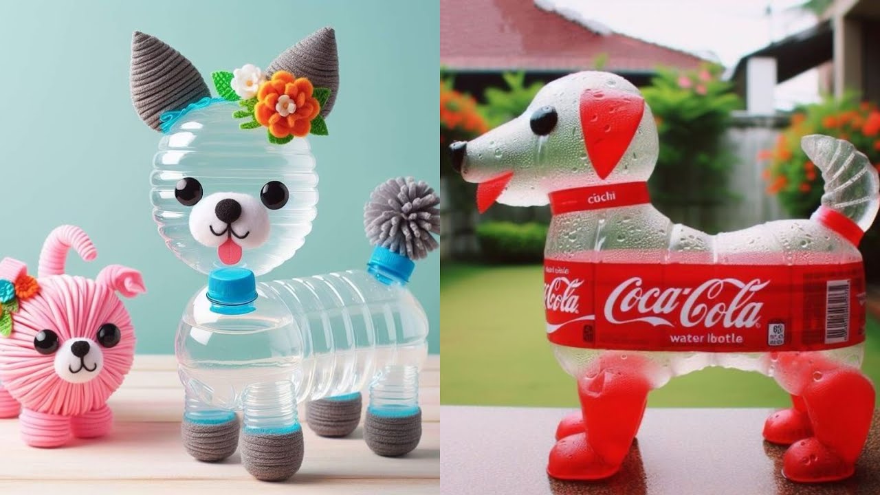 🔴🔵 Ideas con botellas plástica / Ideas con material reciclable - YouTube