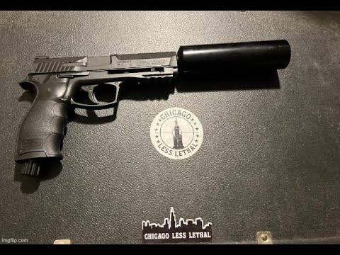 less lethal defense gun | chicago less lethal - YouTube