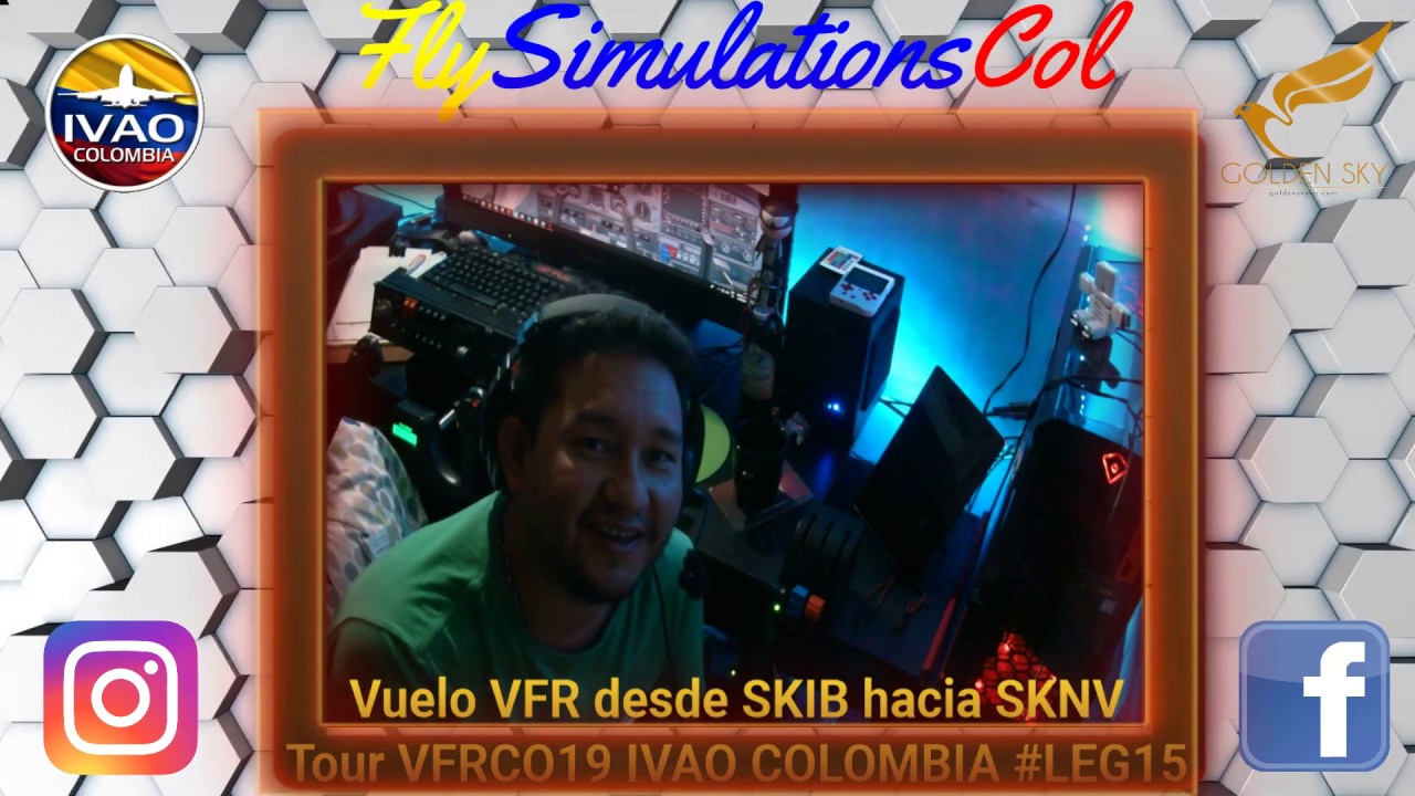 [Xplane11] ) Vuelo VFR desde SKIB hacia SKNV Tour VFRCO19 IVAO COLOMBIA ...