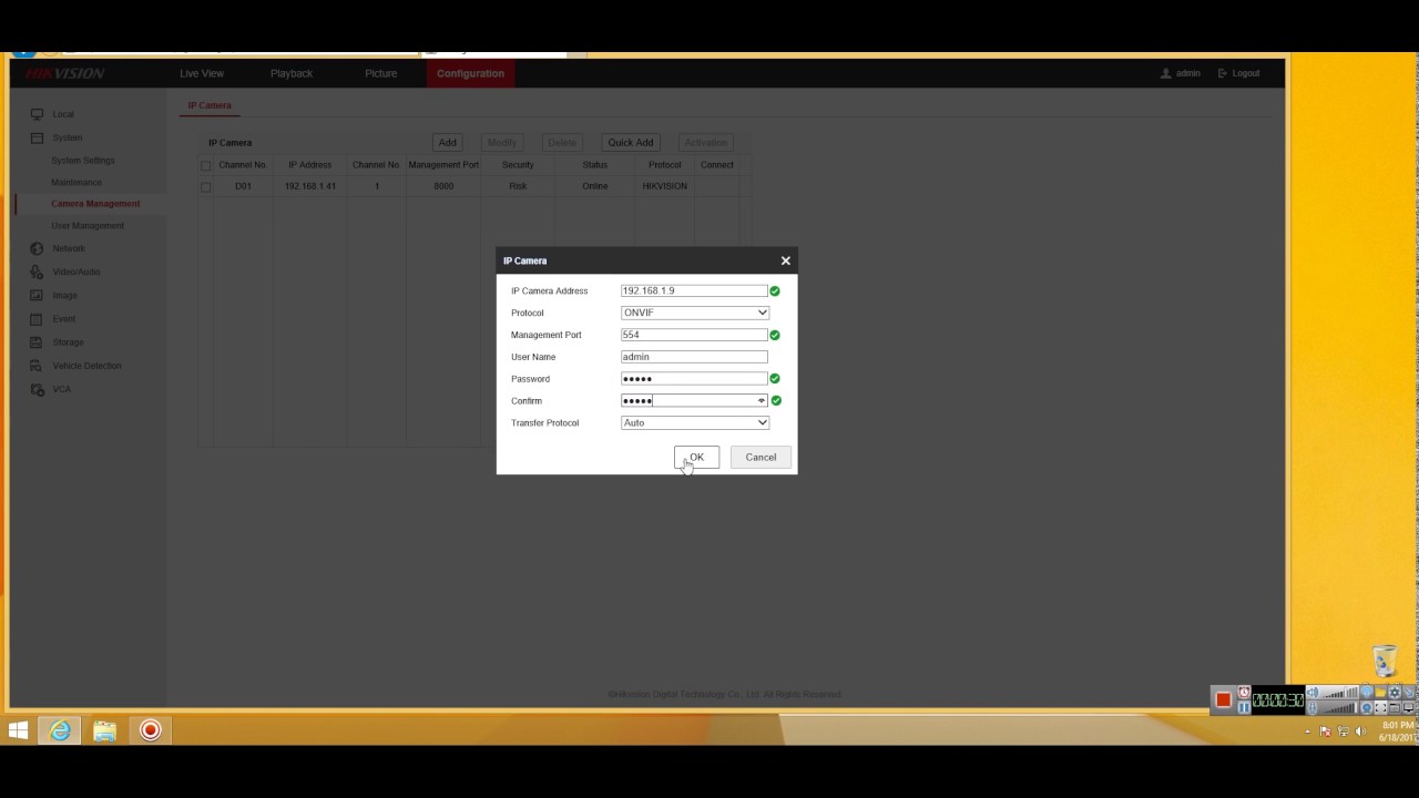 ITV Desk setup on HikVision NVR / DVR - YouTube