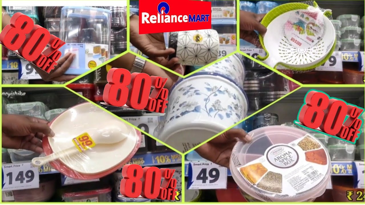 Reliance Mart Latest Kitchenware Collection Sale || Reliance Mart ...