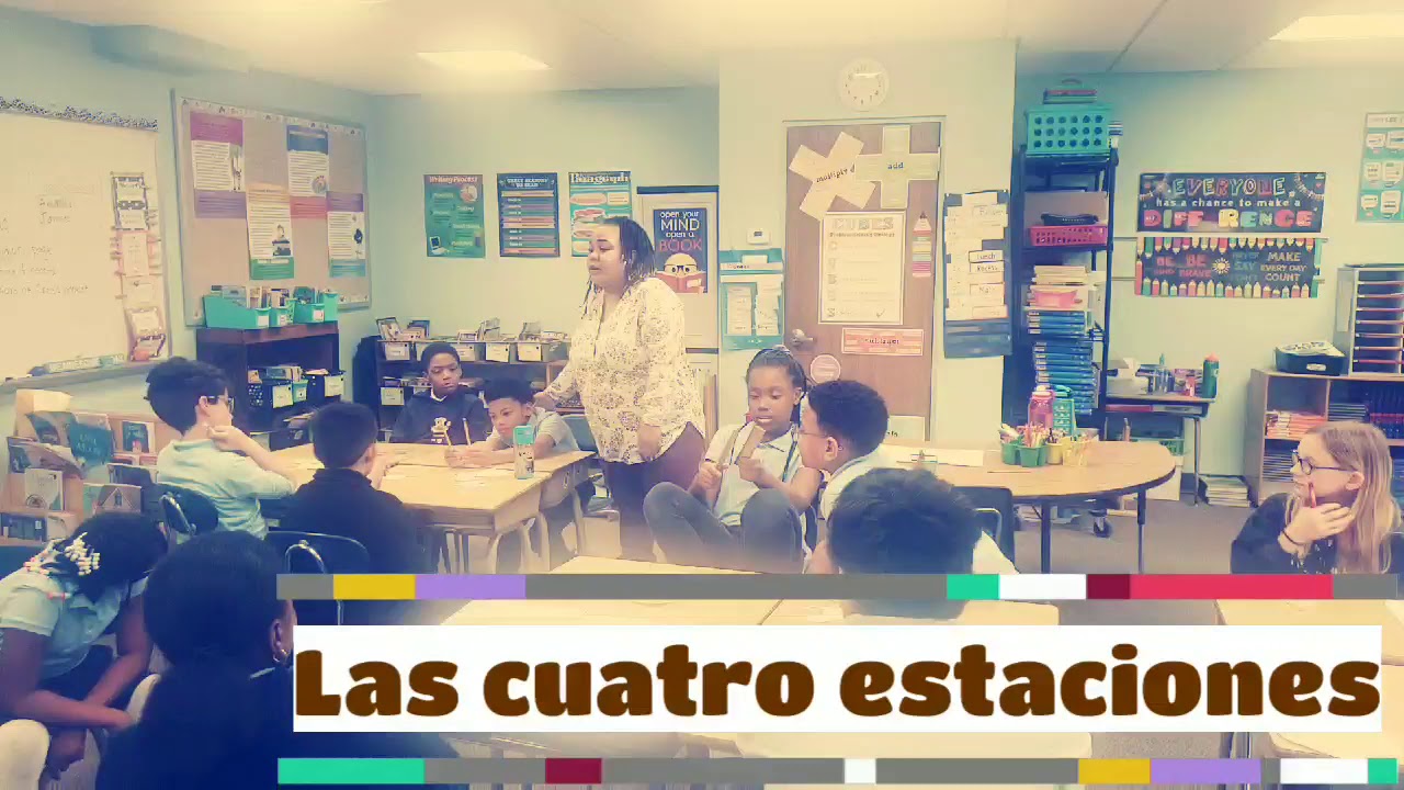Las cuatro estaciones (the four seasons) Bilingual Song - YouTube