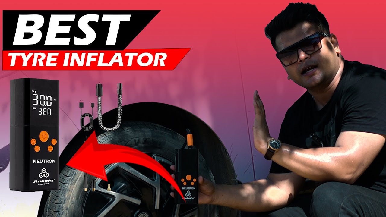 Best Pocket Tyre Inflator😍 Autofy Tyre Inflator | Tyre Pressure Guage ...