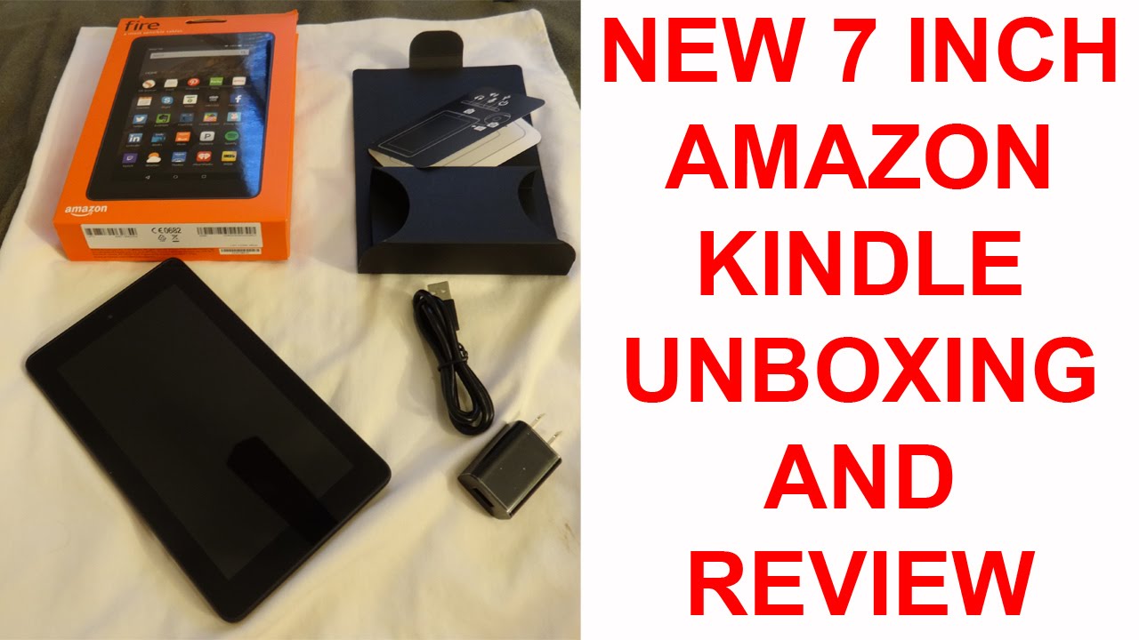 New Amazon 7 Inch Kindle Fire Unboxing and Review - YouTube