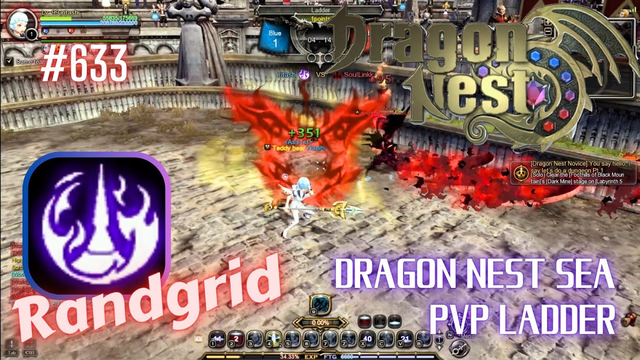 #633 Burning Battle Using Randgrid PVP Ladder ~ Dragon Nest SEA - YouTube