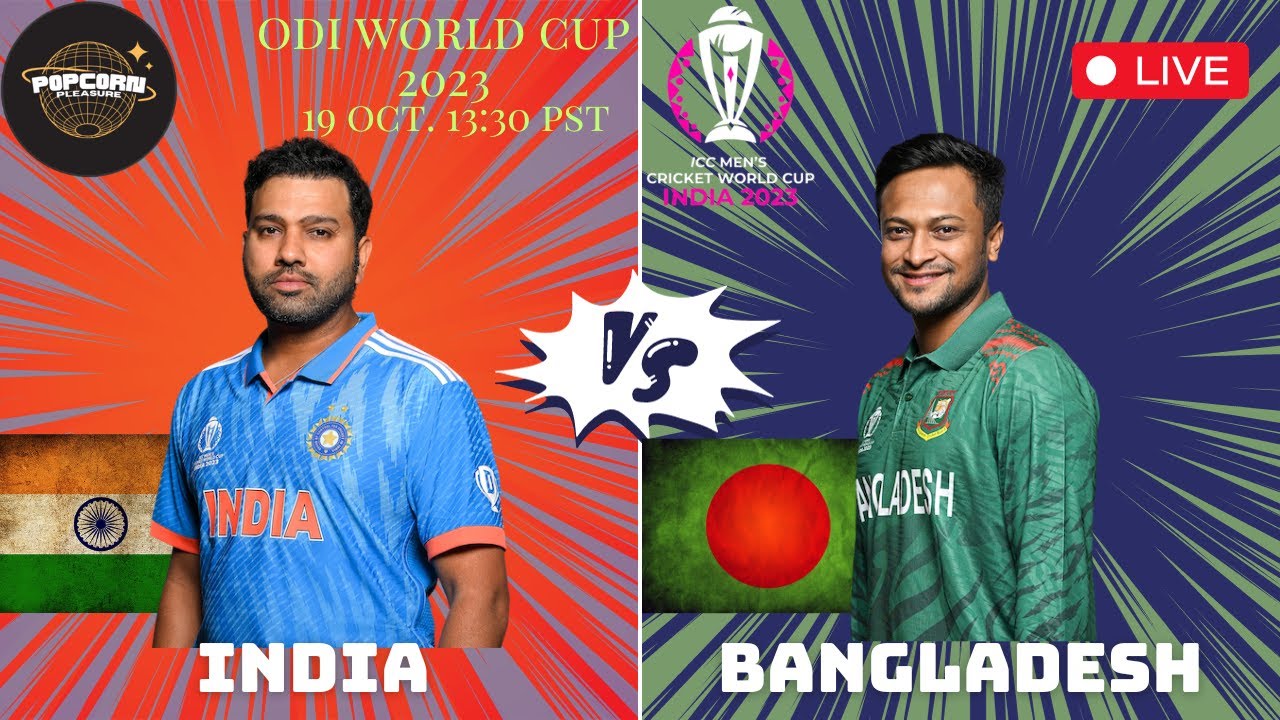 India vs Bangladesh, ICC Men's Cricket World Cup 2023, MCA ...