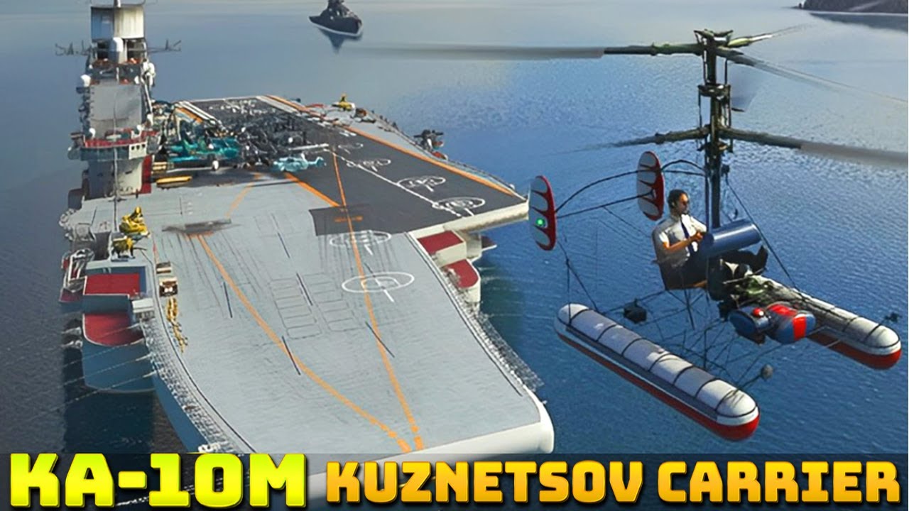 TOUCHING CLOUD - KA-10M "HAT" & KUZNETSOV CARRIER MSFS Showcase 4K ...