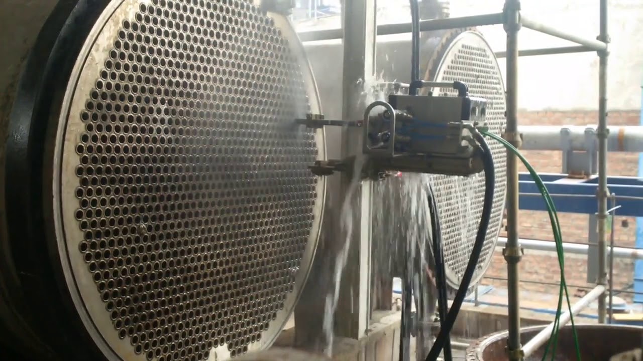 Oil Depol: Heat exhanger high pressure cleaning 1100 bar and 3 flex ...