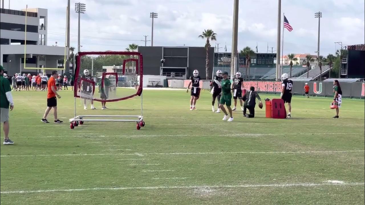 Miami Hurricanes Spring Practice March 9 Youtube