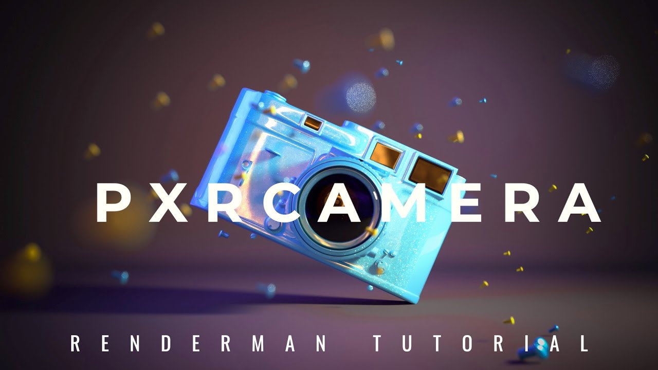 PxrCamera Renderman - Tutorial - YouTube