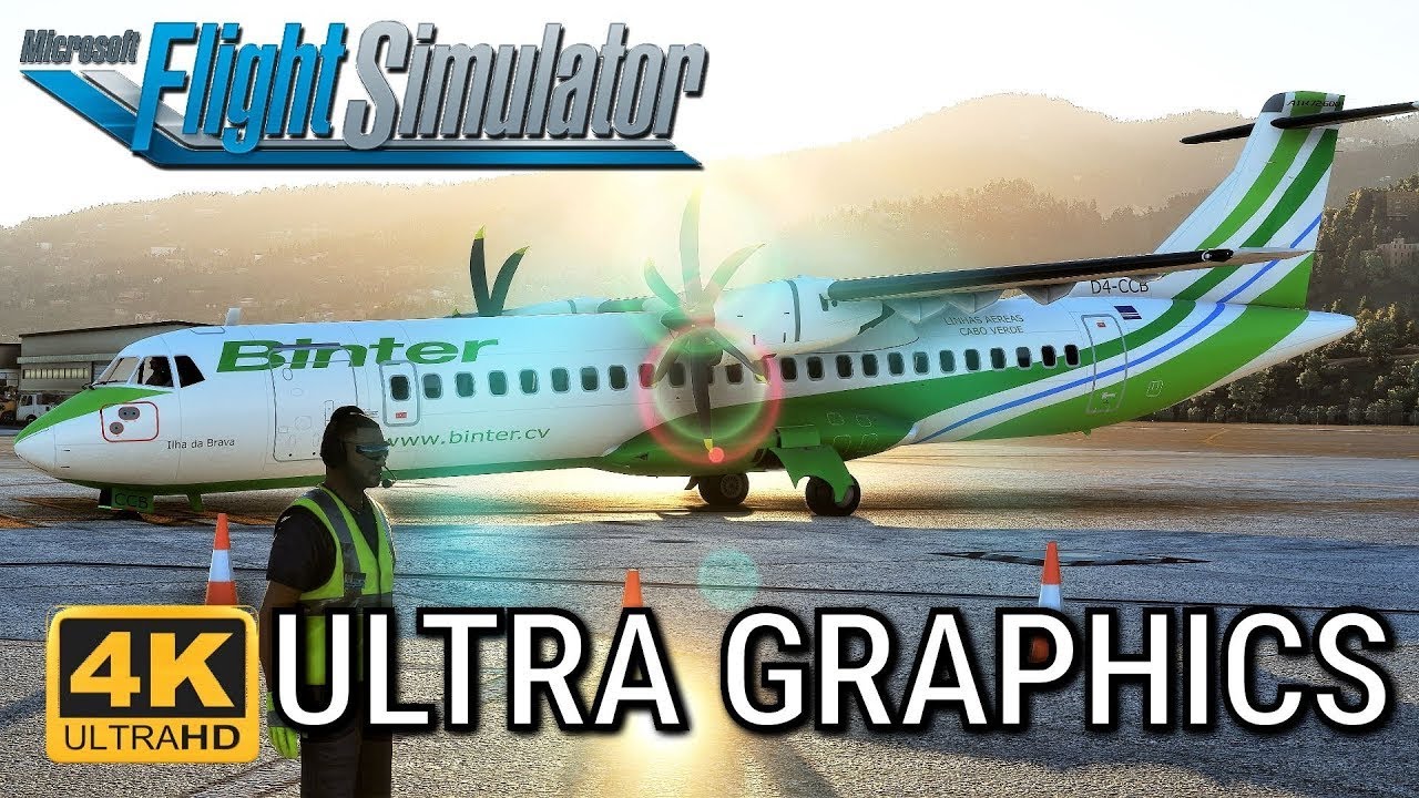 Ultra Real 4K Graphics | ATR 72-600 | Madeira Airport Porto Santo | A ...