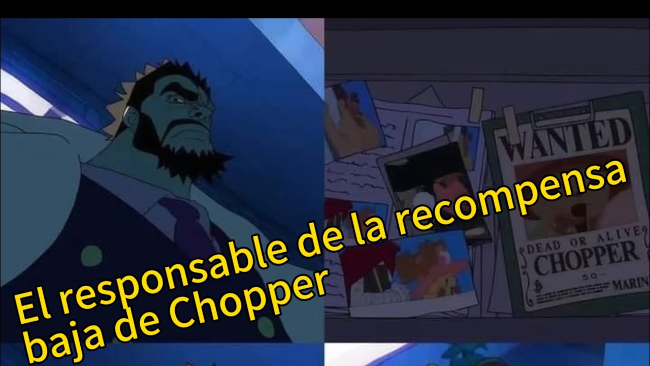 El motivo de la recompensa baja de Chopper - YouTube