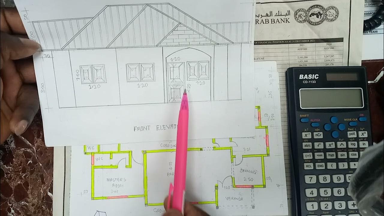 Tips on how to draw a front Elevation of a floor plan (civil engineers ...