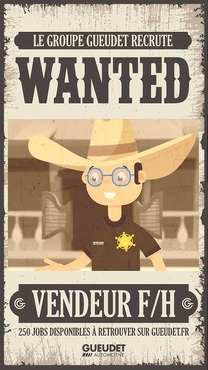 WANTED : Le groupe Gueudet recrute des vendeurs ! - YouTube