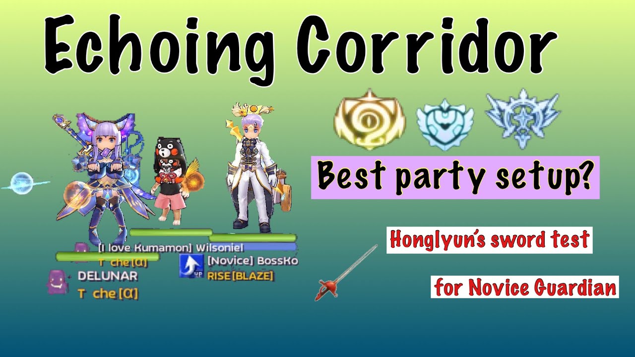 Novice Guardian - Echoing Corridor + Honglyun’s sword test - YouTube