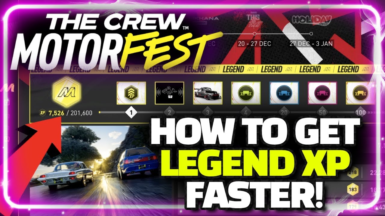 How to Get Motorfest Legendary XP Point Faster leveling and Completing ...