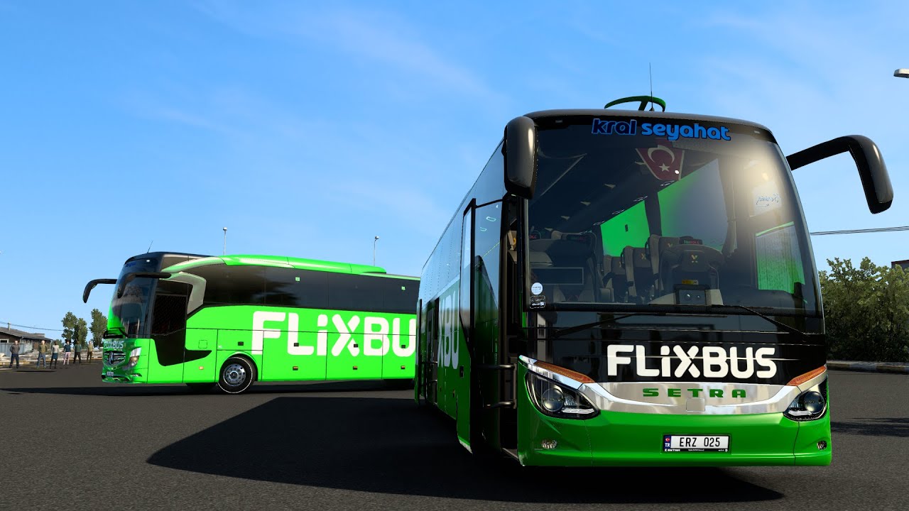 ETS2 1.46 KAMİLKOÇ & FLİXBUS AİLESİ İLE İSTANBULDAN HAMZABEYLİYE YOLCU ...