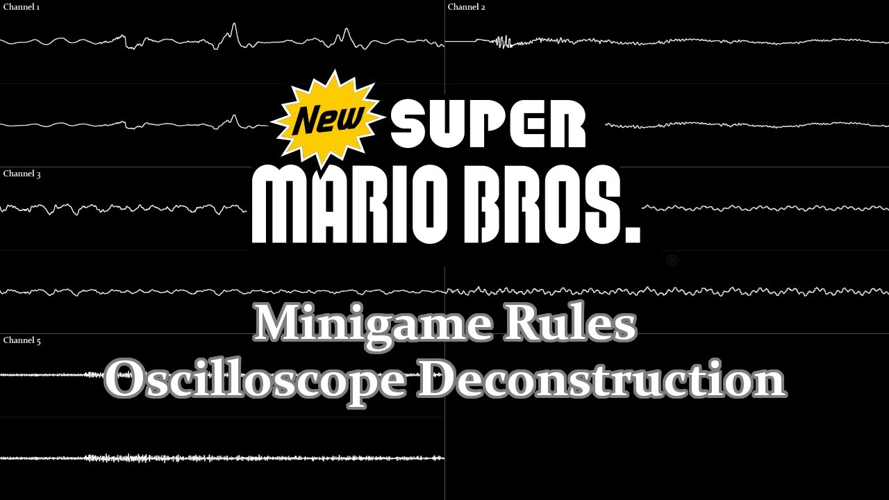 New Super Mario Bros. - Minigame Rules (Oscilloscope Deconstruction ...