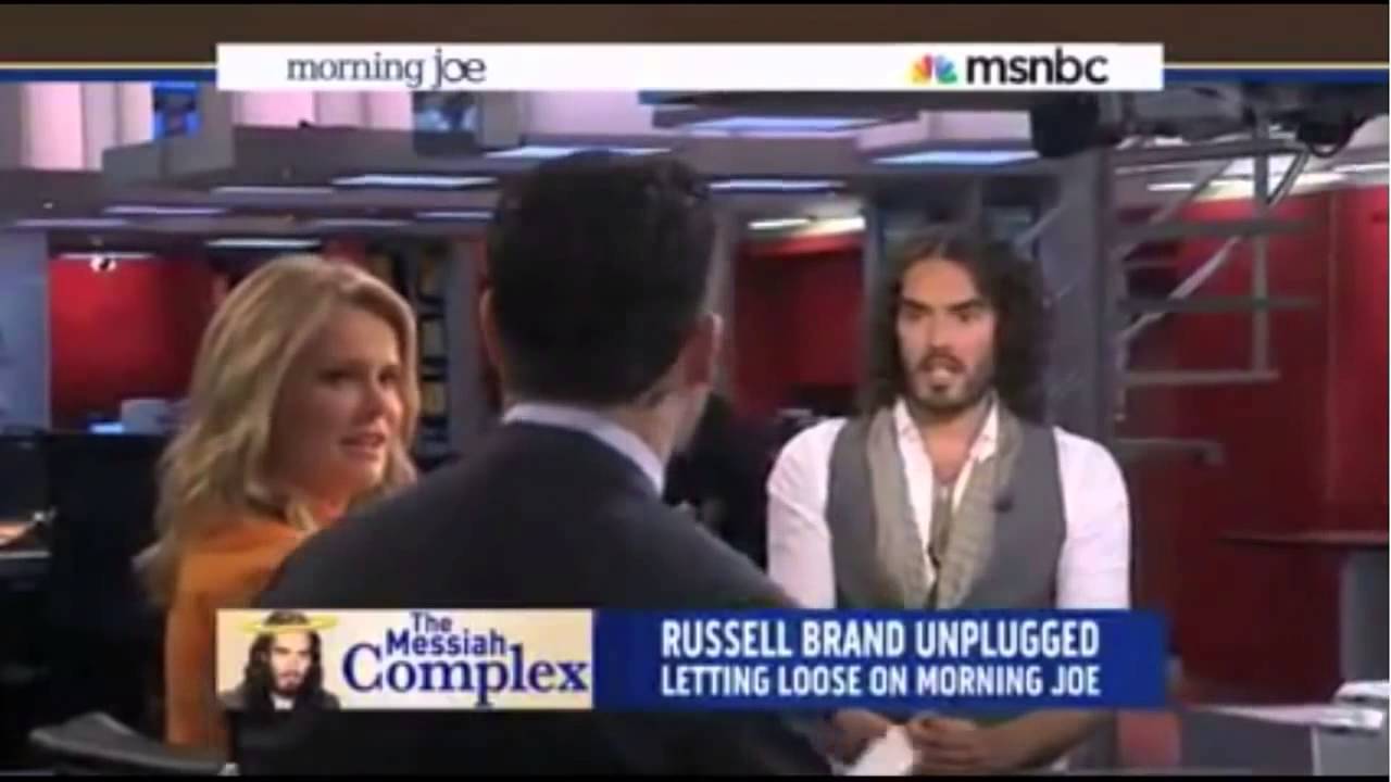 Russell Brand Destroys MSNBC Talk Show Host Discusses Bradley Manning ...