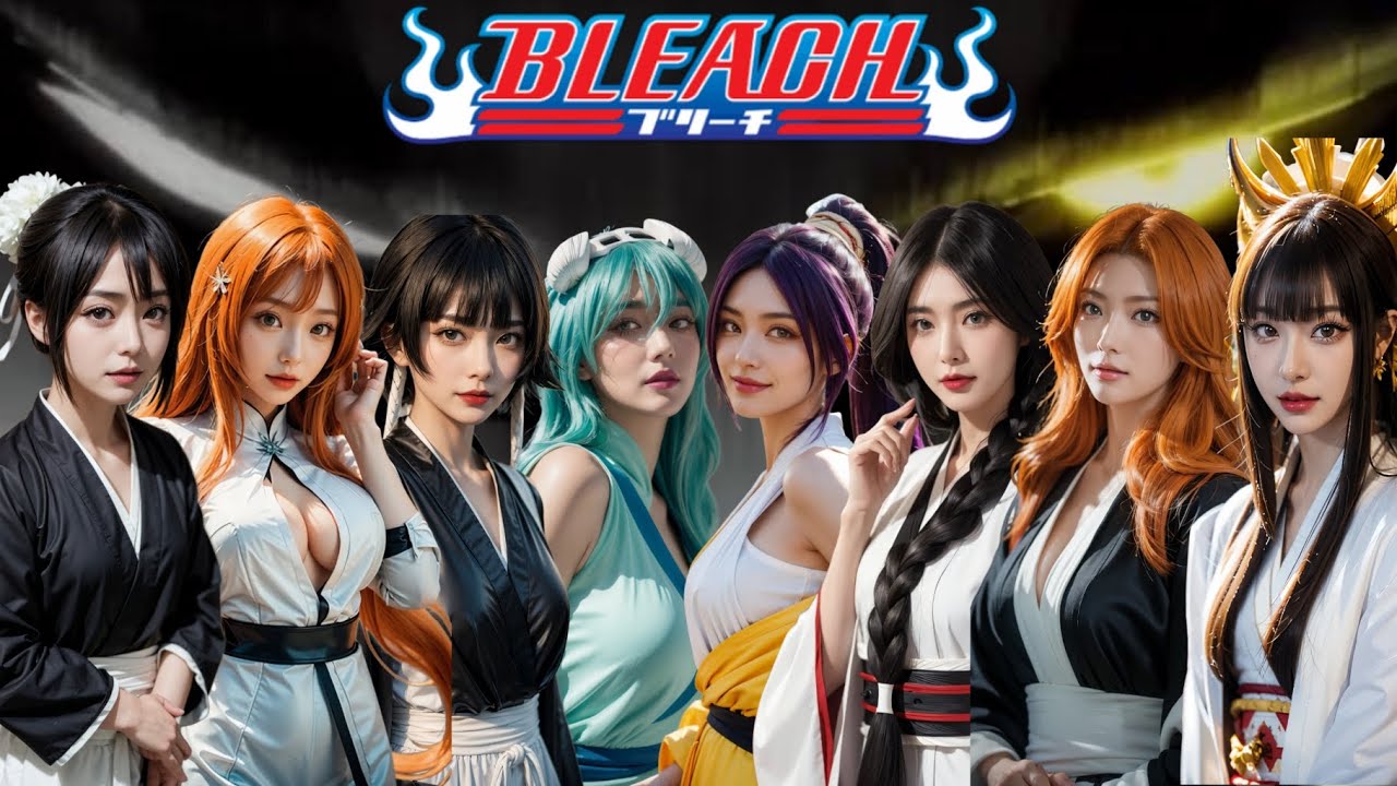 Bleach beautiful girl characters in real life - YouTube