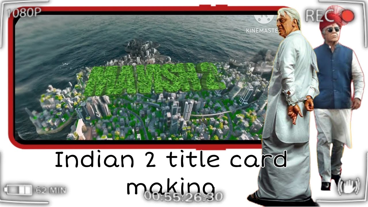 Indian 2 title card making - YouTube