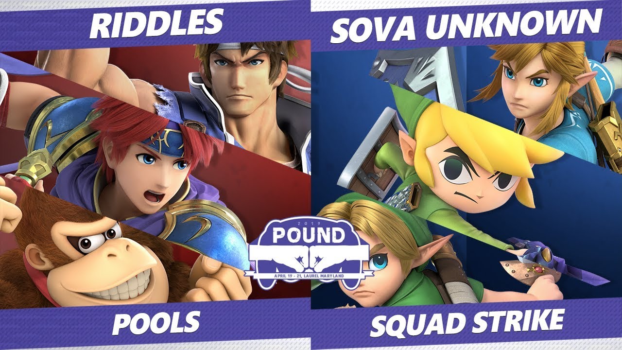 Pound 2019 SSBU - Sova Unknown VS SSN Riddles - Squad Strike Pools ...