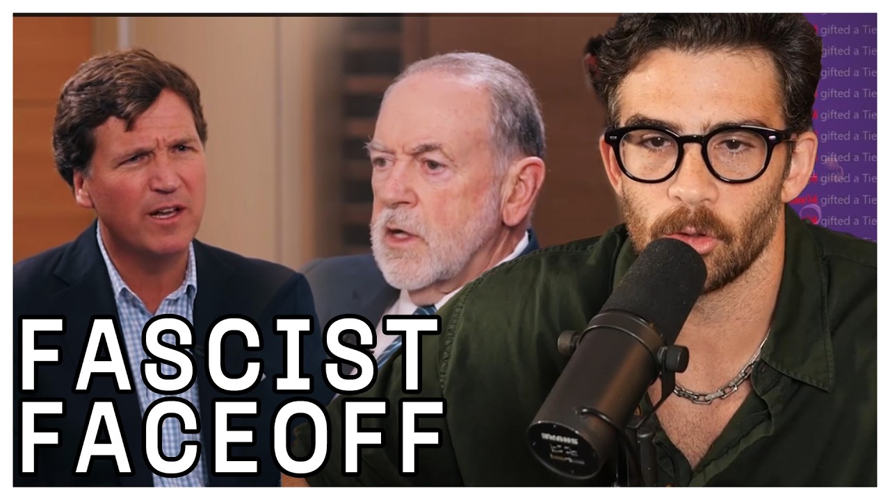 Hasan Reacts to Tucker Carlson Debating Mike Huckabee | Piker ...