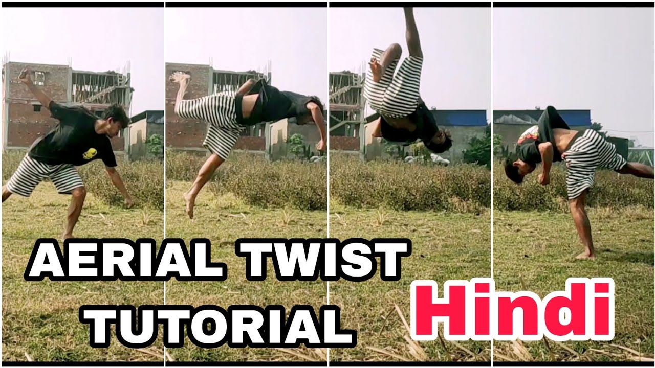 Aerial Twist Tutorial in Hindi easy to learn only 3 minutes - YouTube