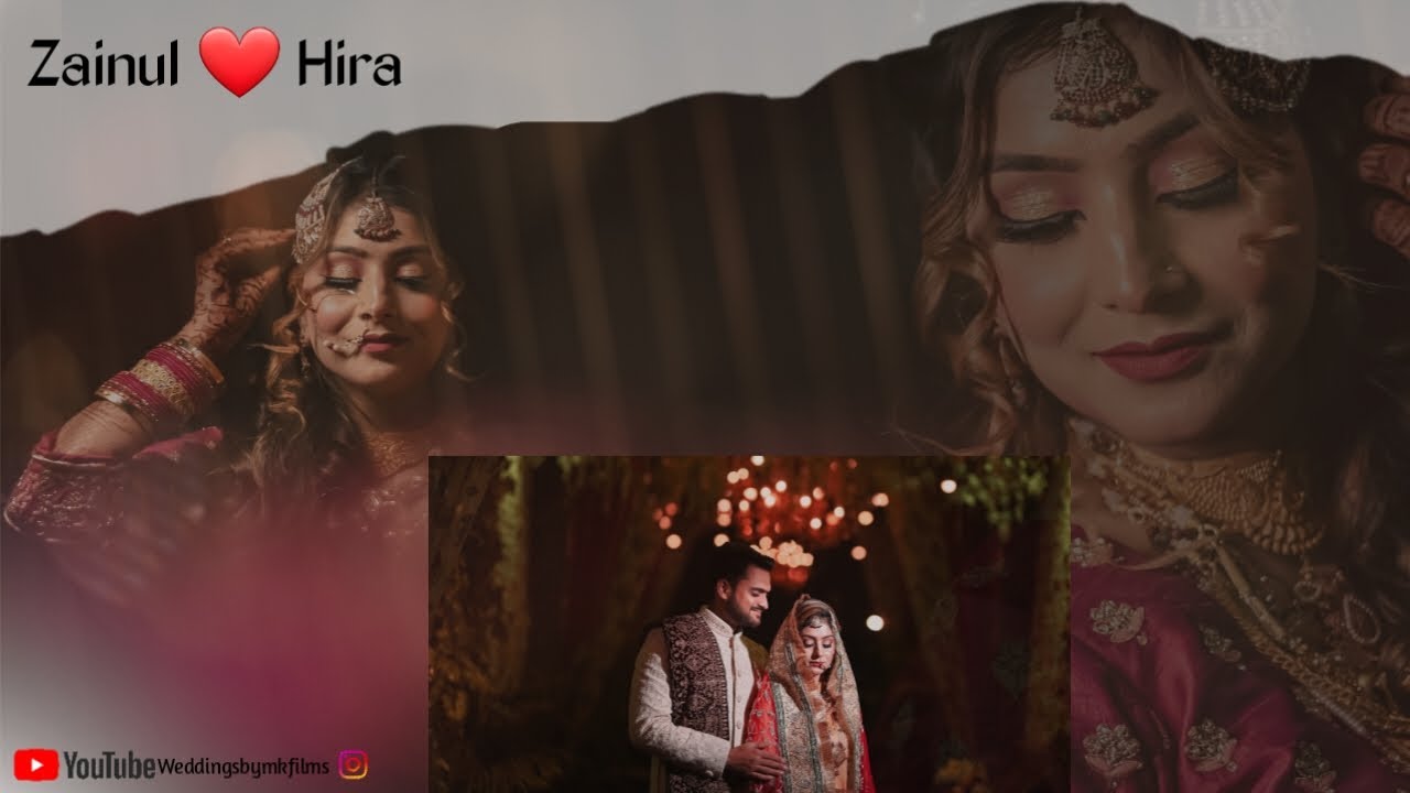 #Bareillywedding#bareillymuslimwedding | BEST CINEMATIC WEDDING TEASER | Zainul & Hira | MK ...