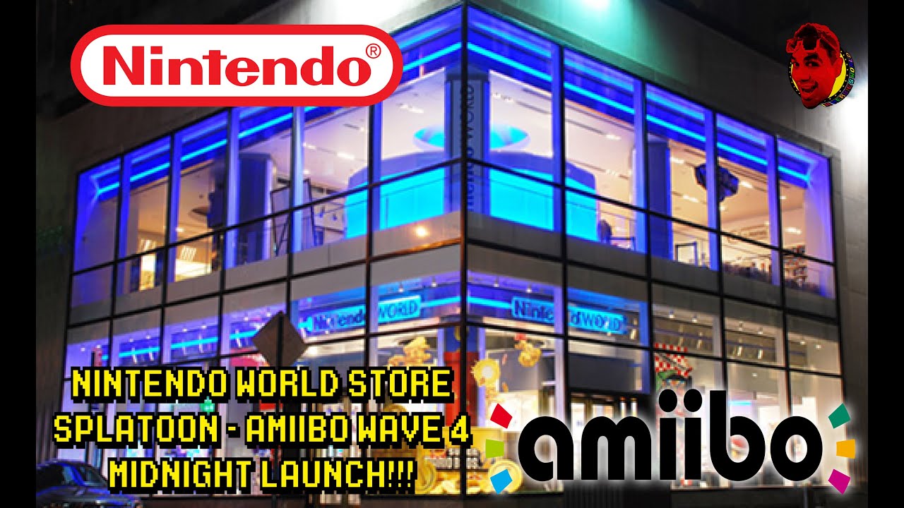 Nintendo World Store Splatoon & Wave 4 Amiibos {Midnight Launch ...