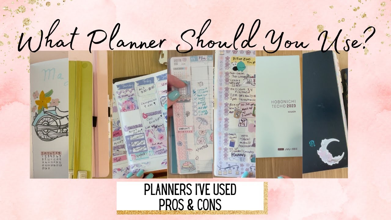 What Planner Should You Use? | Planner Type Pros & Cons | Updated ...
