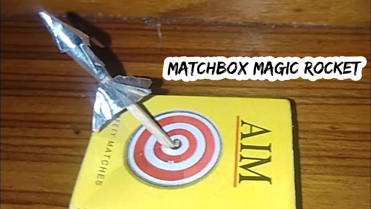 Amazing matchbox magic rocket Expriment very simple making/#experiment ...
