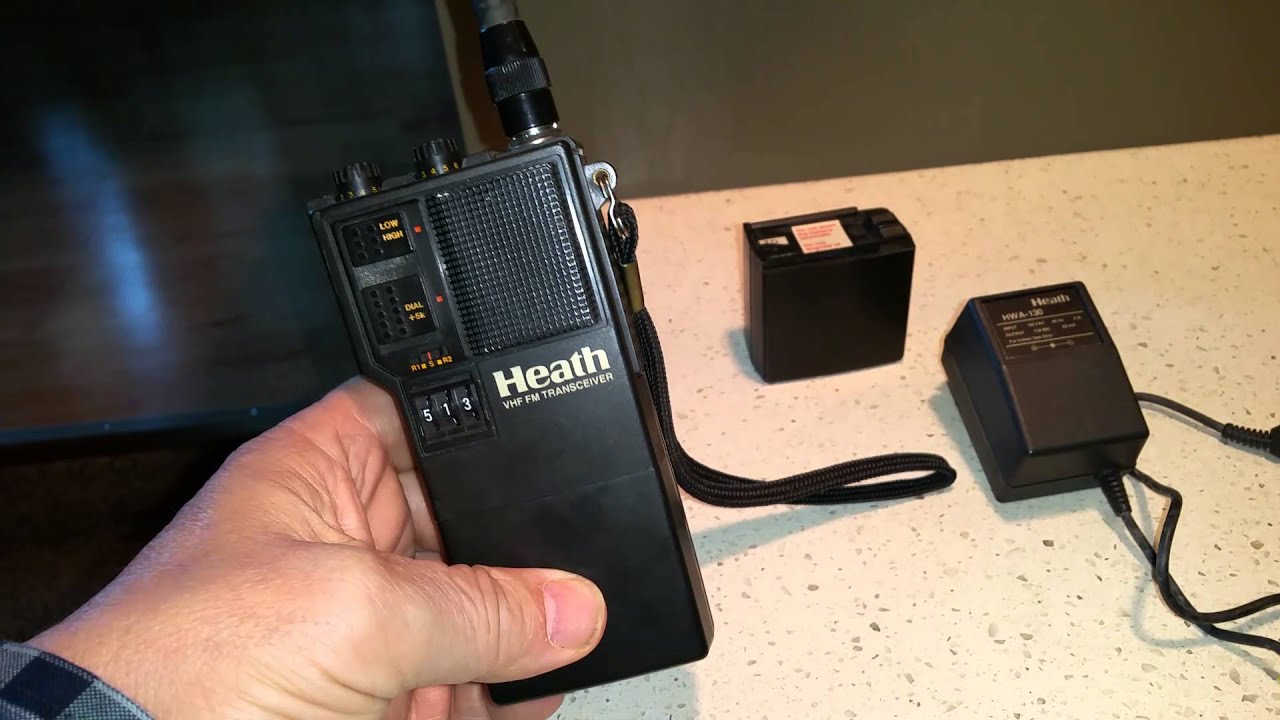 Heath HW-2 2 meter transceiver - YouTube