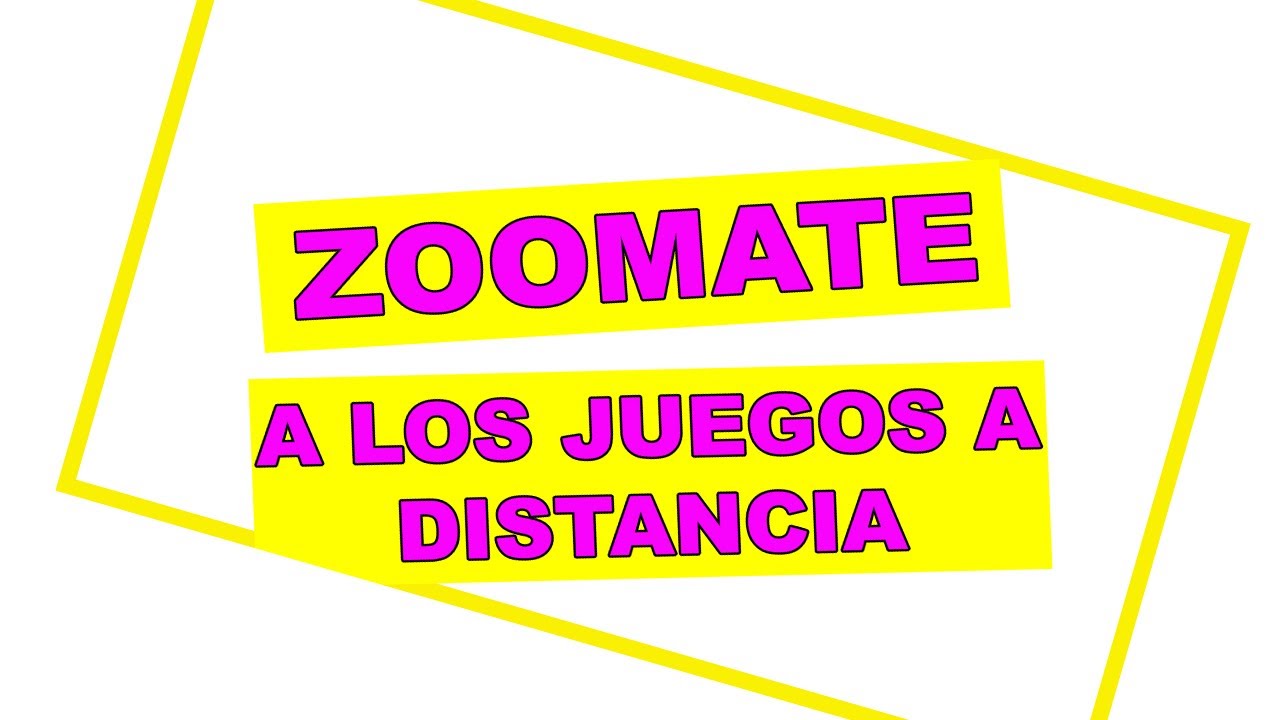 🖐5 Juegos por ZOOM para tus actividades ONLINE 💻 - YouTube
