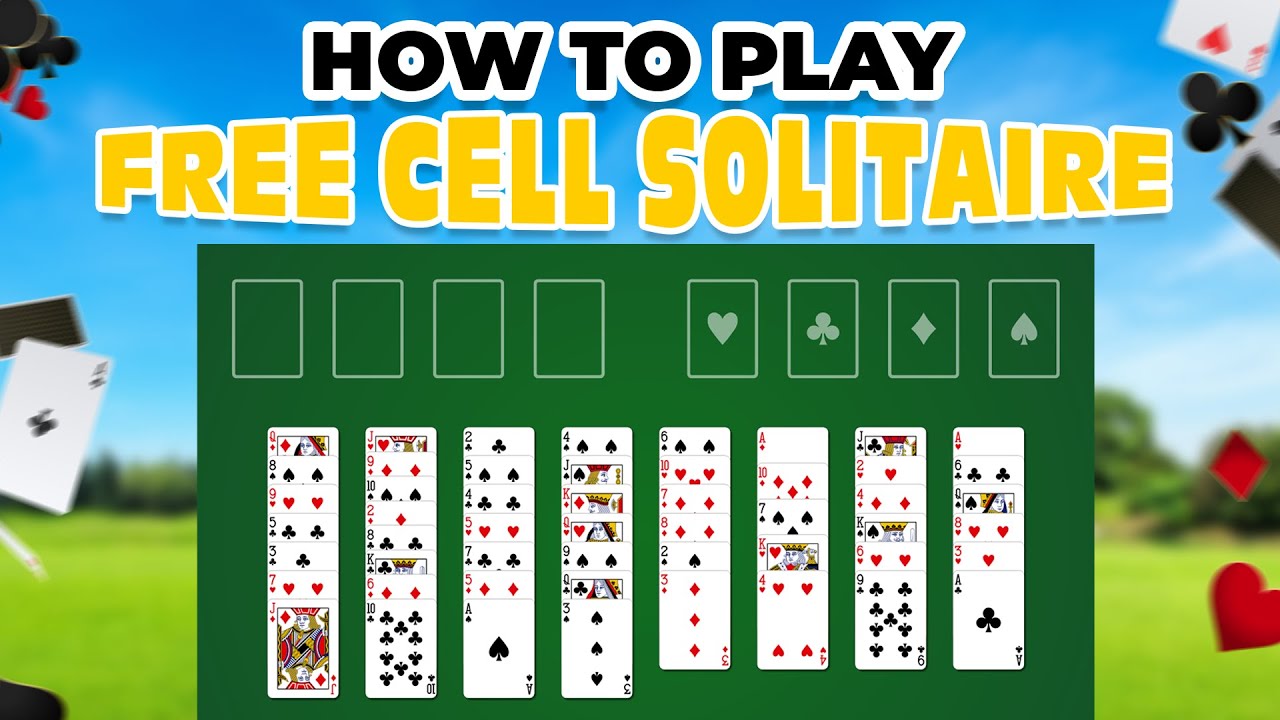 Free Cell Solitaire Tutorial (Simple Step-By-Step Guide) - YouTube