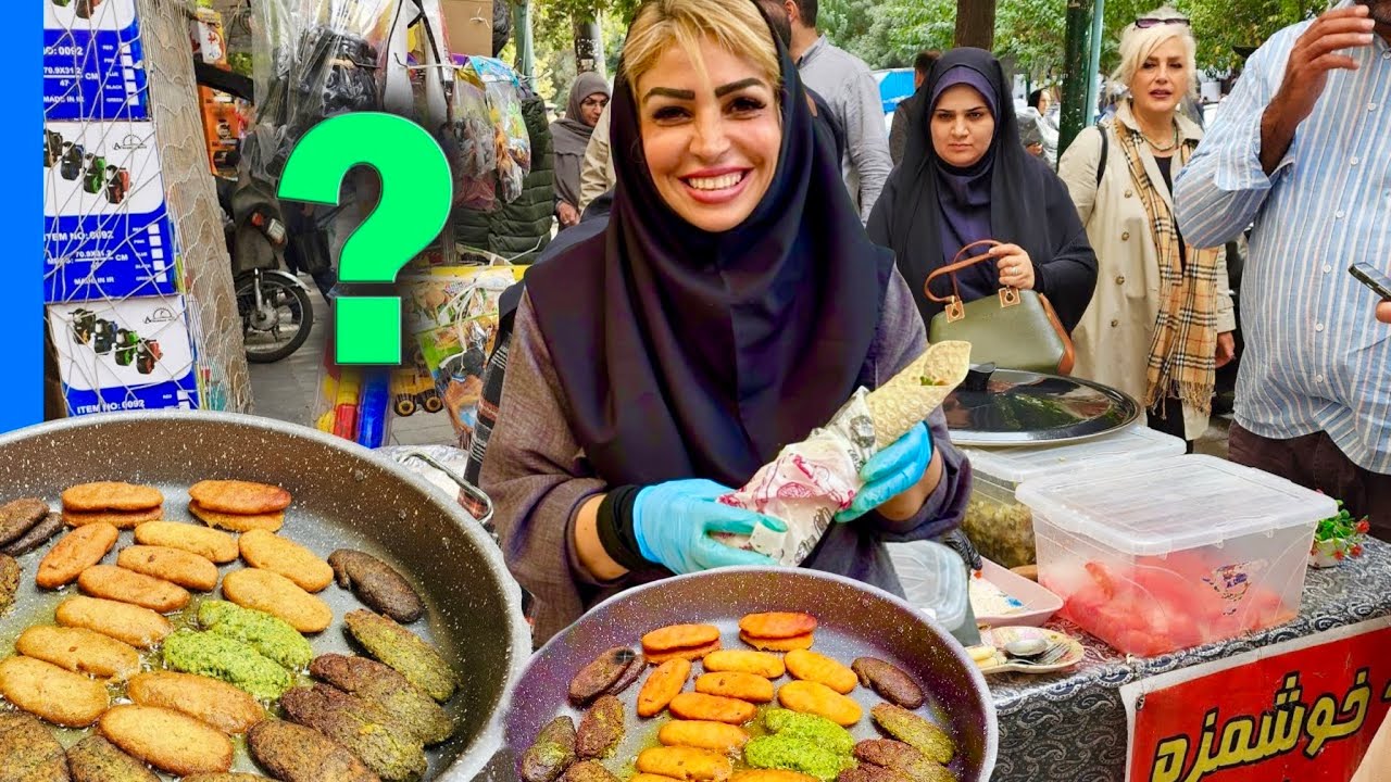 Iran’s Street Food Queen — Handmade Sandwiches Deep in Tehran Bazaar ...
