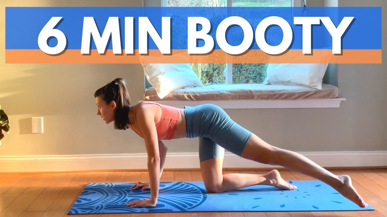 6 Min Booty Workout Tone And Build Muscle Youtube