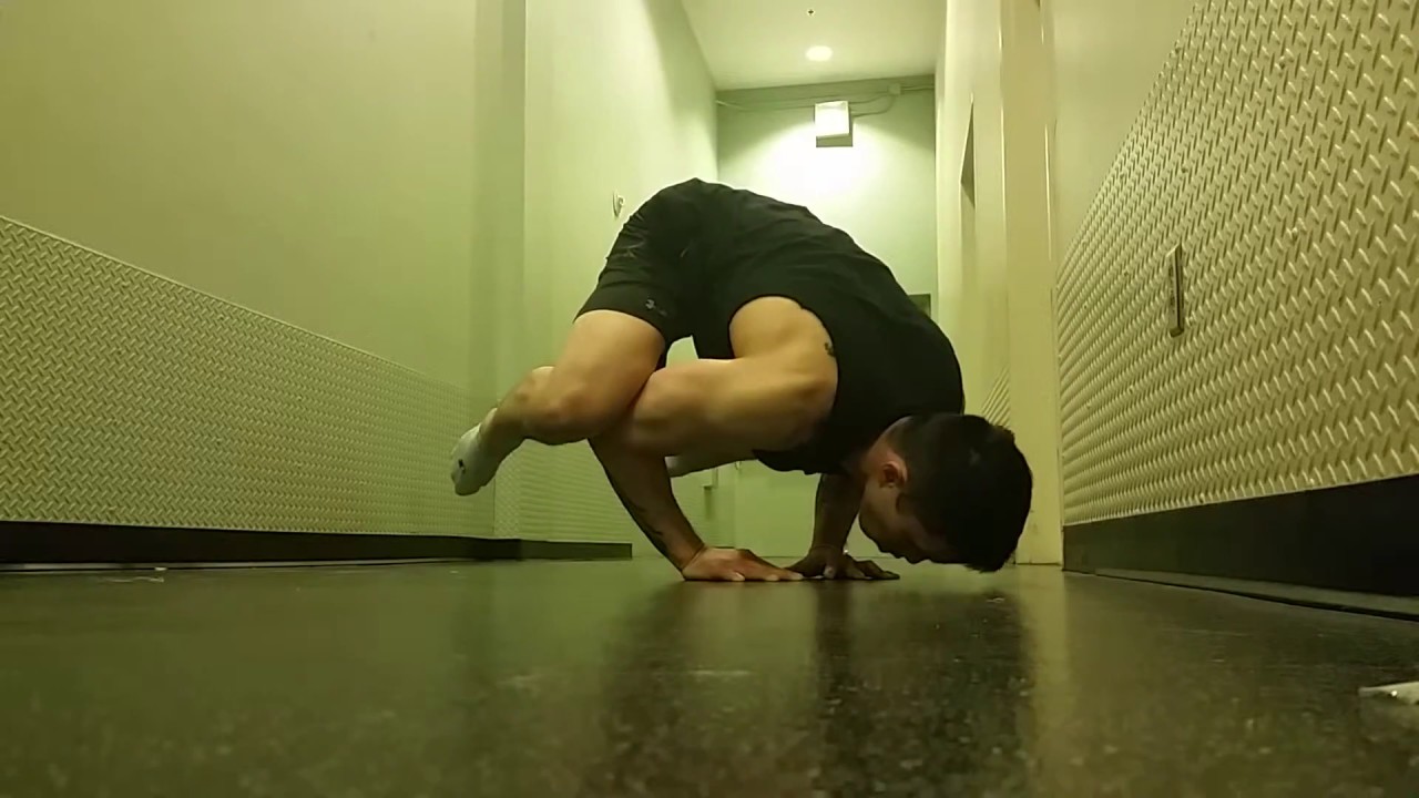 Home Arm Workouts - Bent Arm Frog Stand with Tricep Press ...