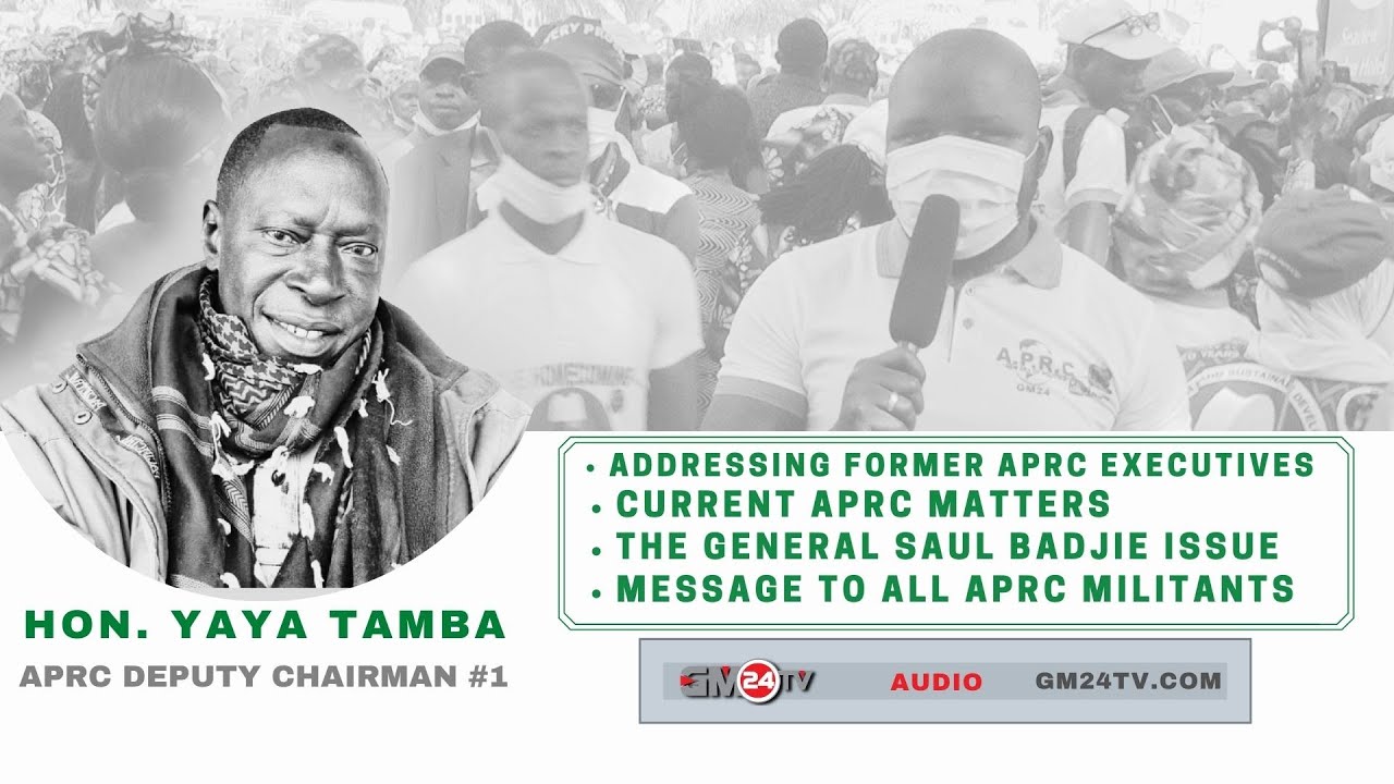 Former Executives are addressed by APRC Deputy Chairman Honorable Yaya ...