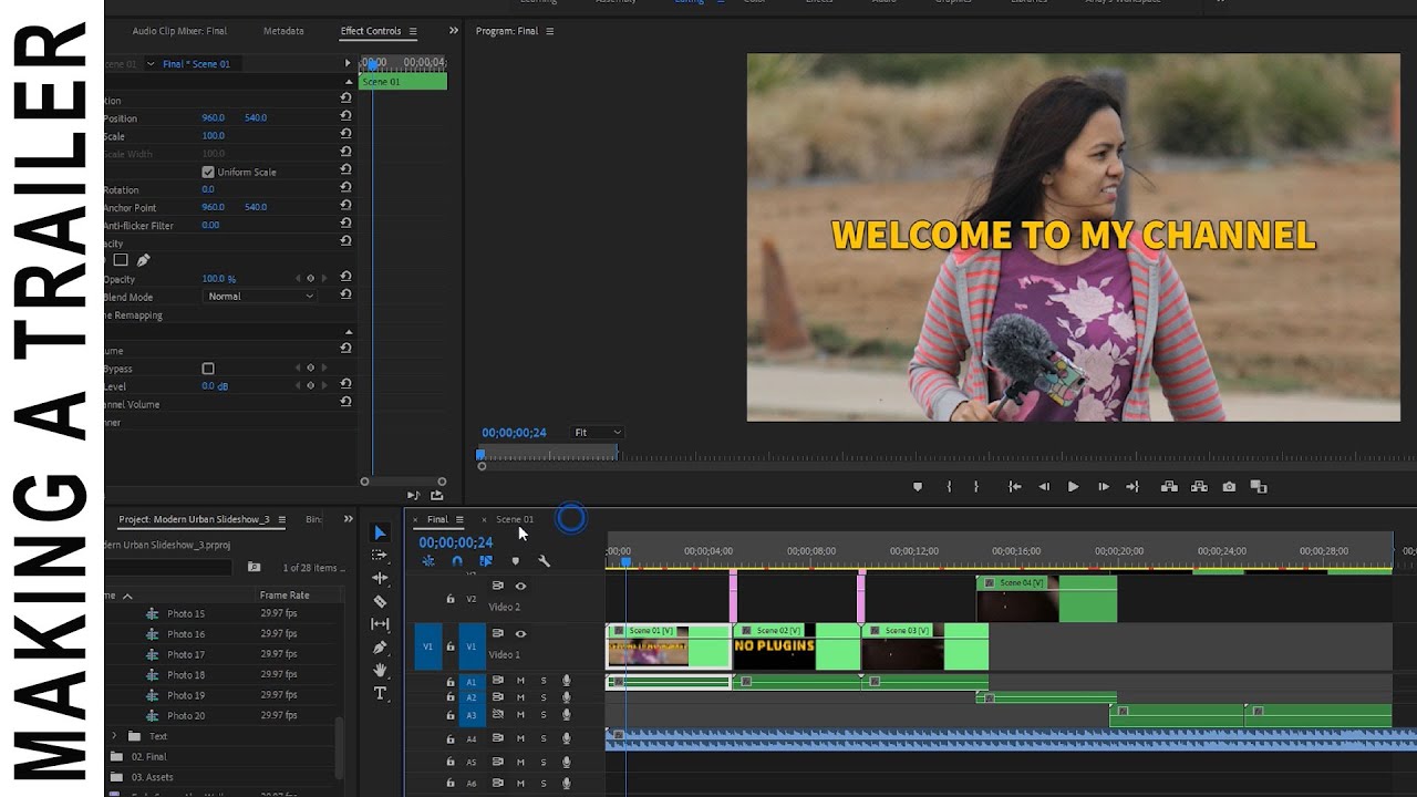 Making a YouTube Trailer for My Wife's Channel | Michelle Fiskilis ...