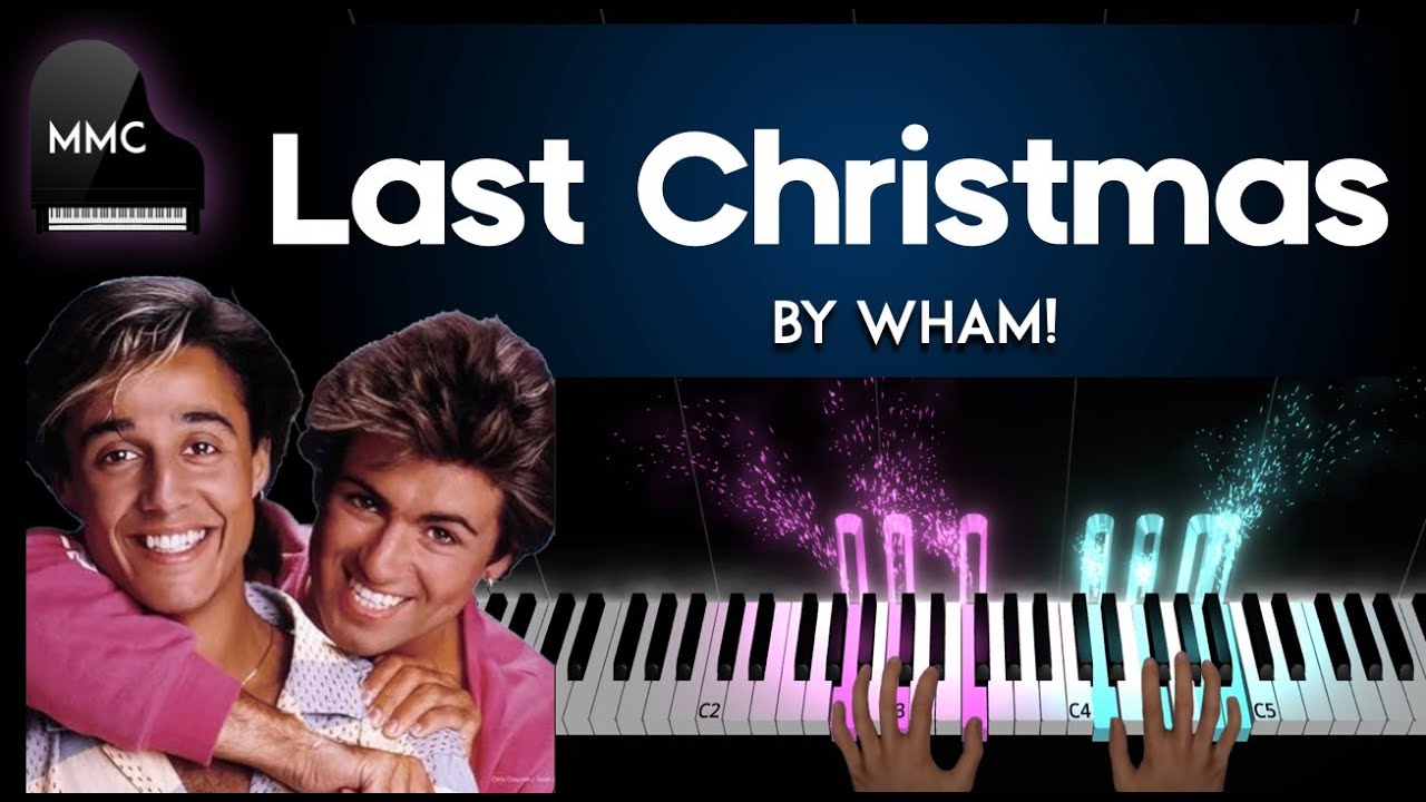 Last Christmas by Wham! piano cover + sheet music + lyrics - YouTube