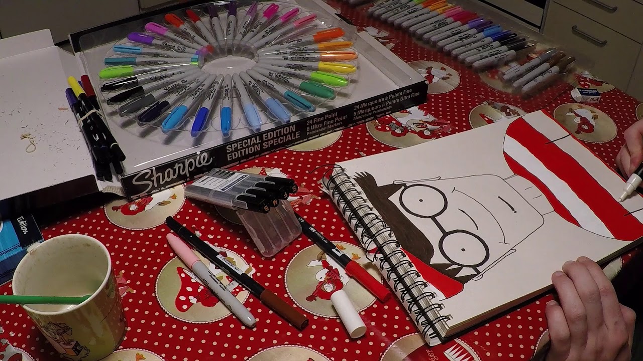 Where's Waldo - Waldo in Doodle land - Time lapse drawing - YouTube