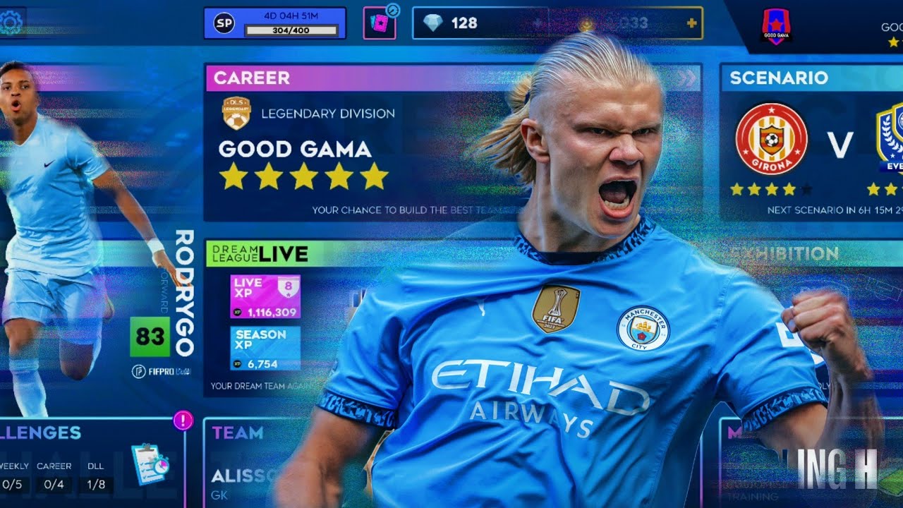 DLS 24 Haaland's RECORD BREAKING Performance Against PSV - YouTube