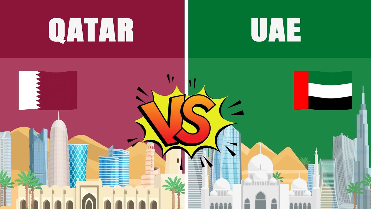 Qatar vs UAE - Country Comparison 2022 - YouTube