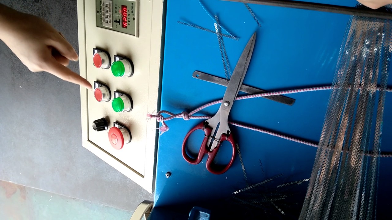 sequin punching machine sequin disc sequin cutting machine made in ...