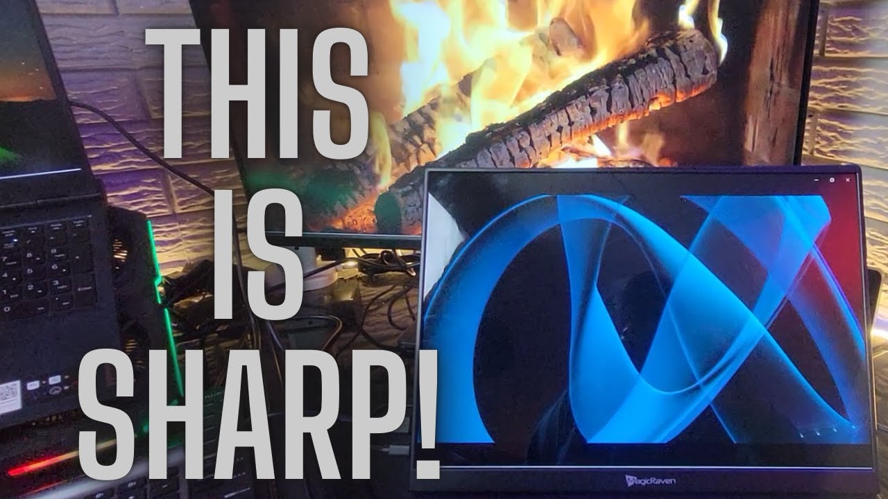 Portable Monitor 16inch Magic Raven monitor - YouTube