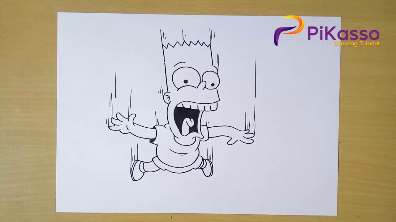 How to Draw Bart Simpson step by step - YouTube